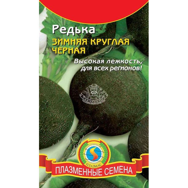 Семена Редька Зимняя чёрная круглая купить в Москве по низкой цене ...