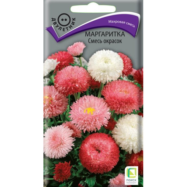 Семена Маргаритка Смесь окрасок 0,1, Поиск купить в Москве по низкой ...