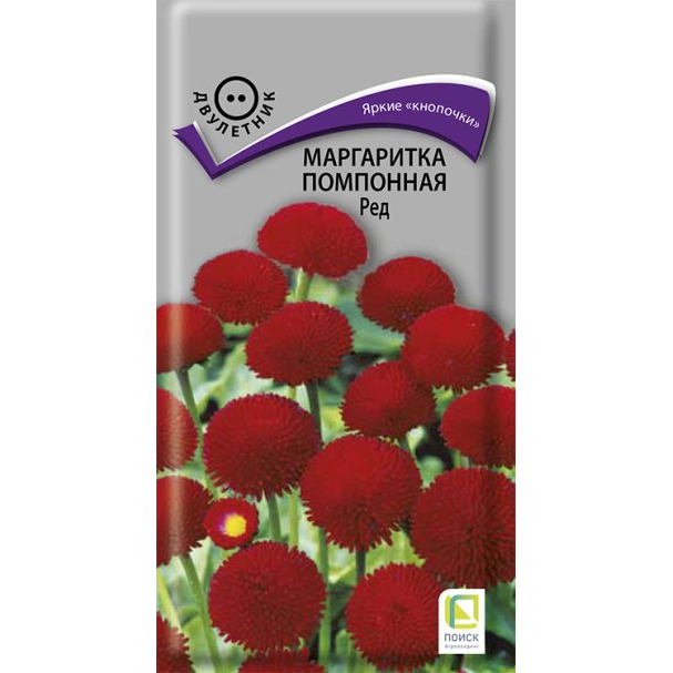Семена Маргаритка помпонная Ред 0,05, Поиск купить в Москве по низкой ...